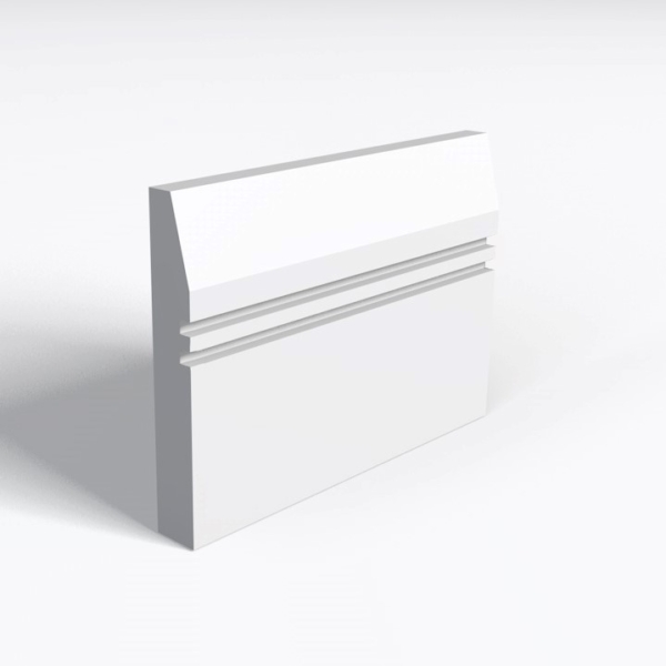Splay 2 Square MDF Skirting Boards | My Skirting Boards